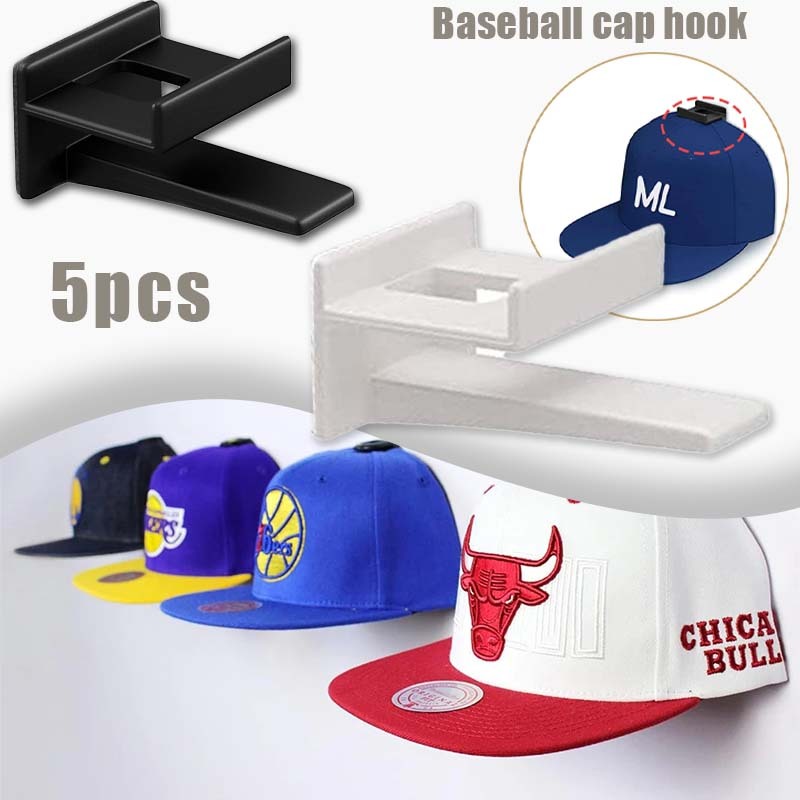 Jual 5Pcs Tempat Topi Gantungan Topi Estetik Adhesive Display Topi ...