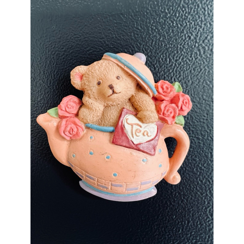 Jual Vintage style Fridge magnet Bear kettle (magnet kulkas) | Shopee ...