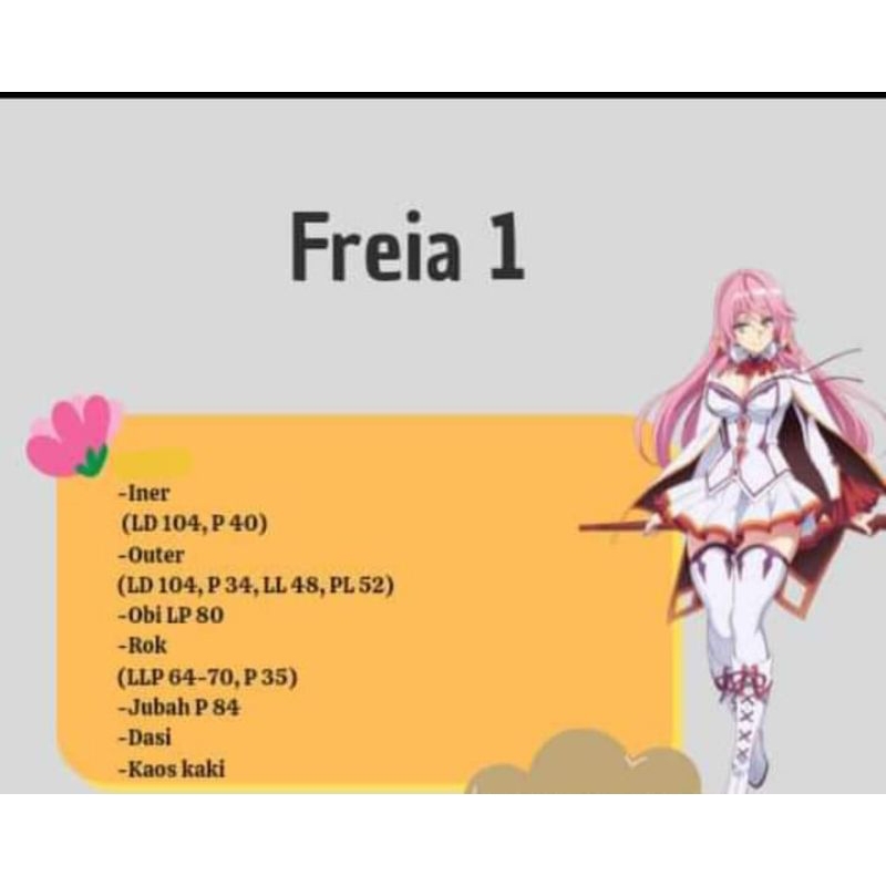 Jual Freia flare arlgrande jiral anime kaifuku jutsushi no yarinaoshi ...