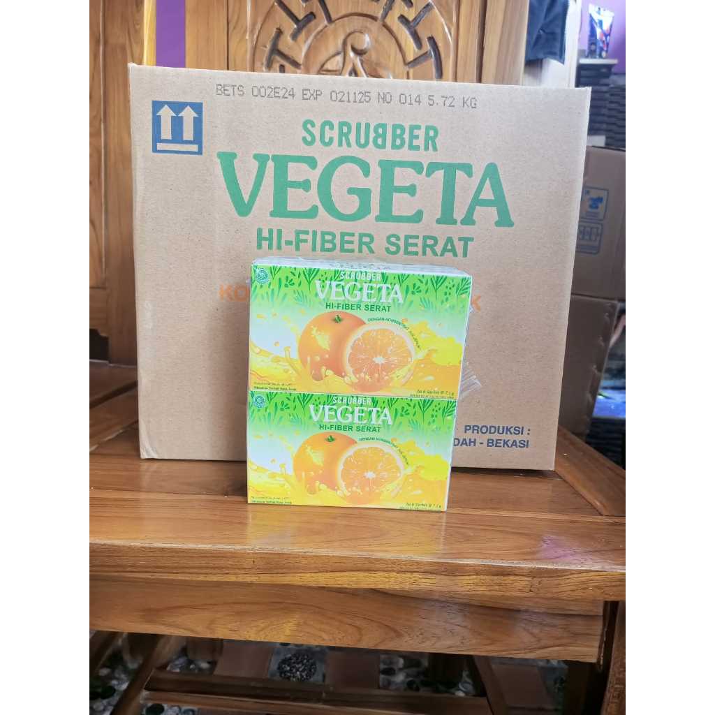 Jual Vegeta Scrubber Jeruk 1 karton | Shopee Indonesia