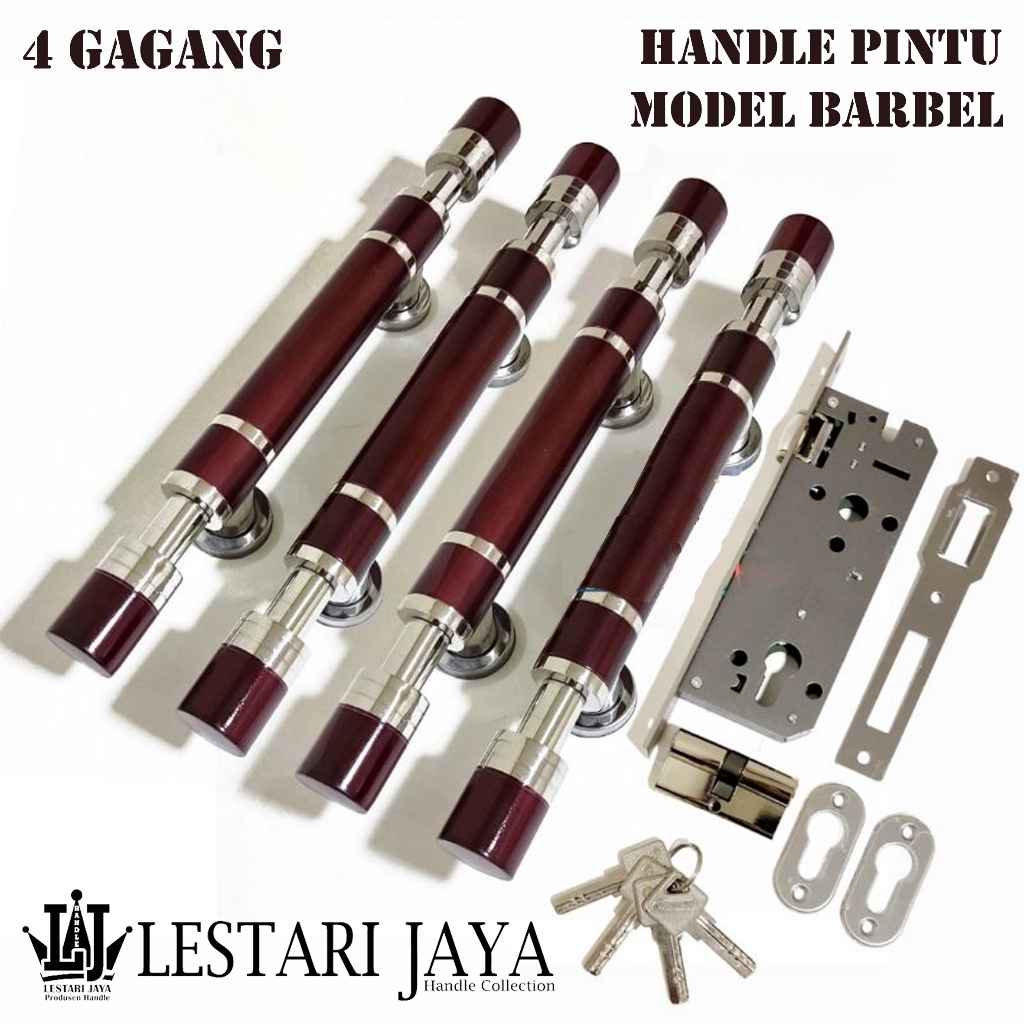 Jual Handle Pintu Rumah Model Barbel Panjang 35cm 45cm 60cm dan Set ...