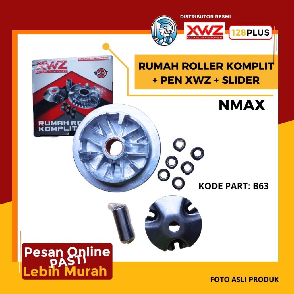 Jual RUMAH ROLLER ASSY SET NMAX LAMA NMAX NEW 155 AEROX 155 LEXI B63 ...