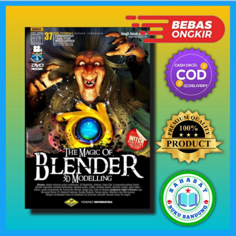 Jual THE MAGIC OF BLENDER 3D MODELLING + DVD ( 37 TUTORIAL ) - HENDI ...