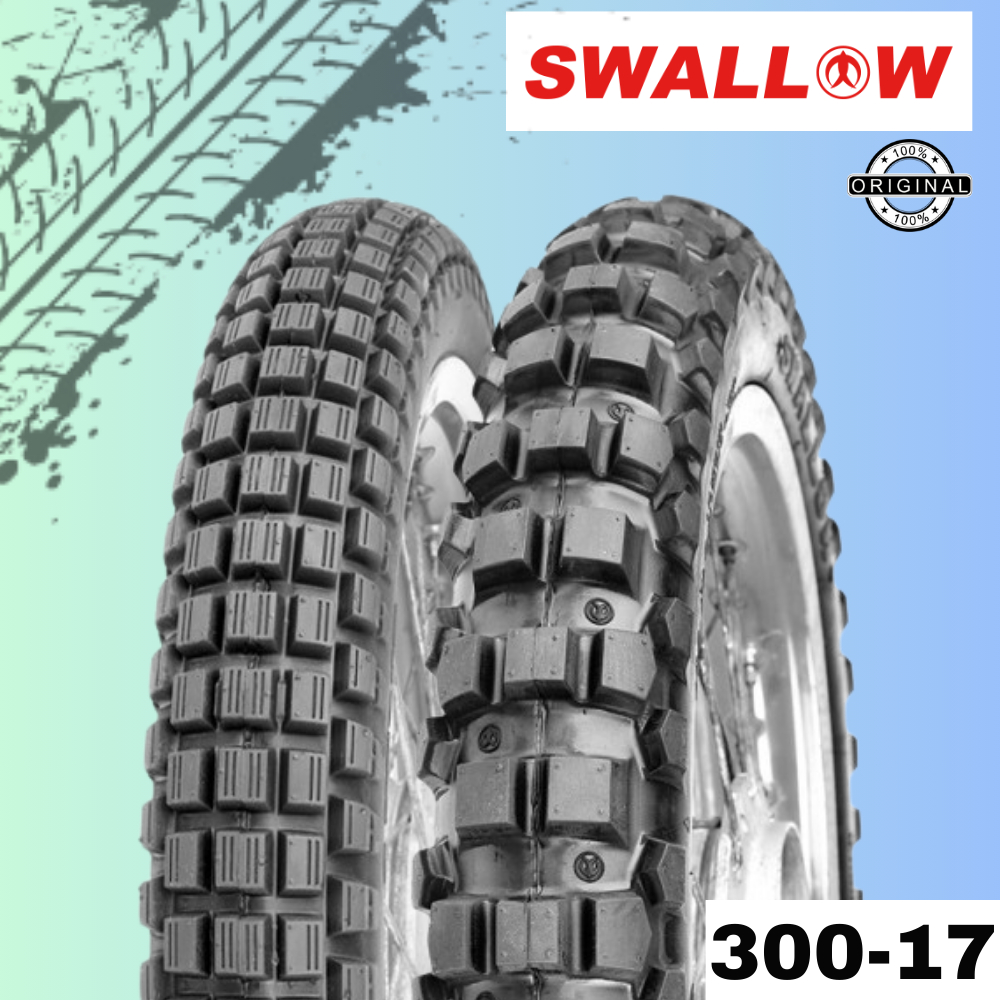 Jual Ban luar motor swallow ring 17 300 ban semi trail cross ring 17 ...