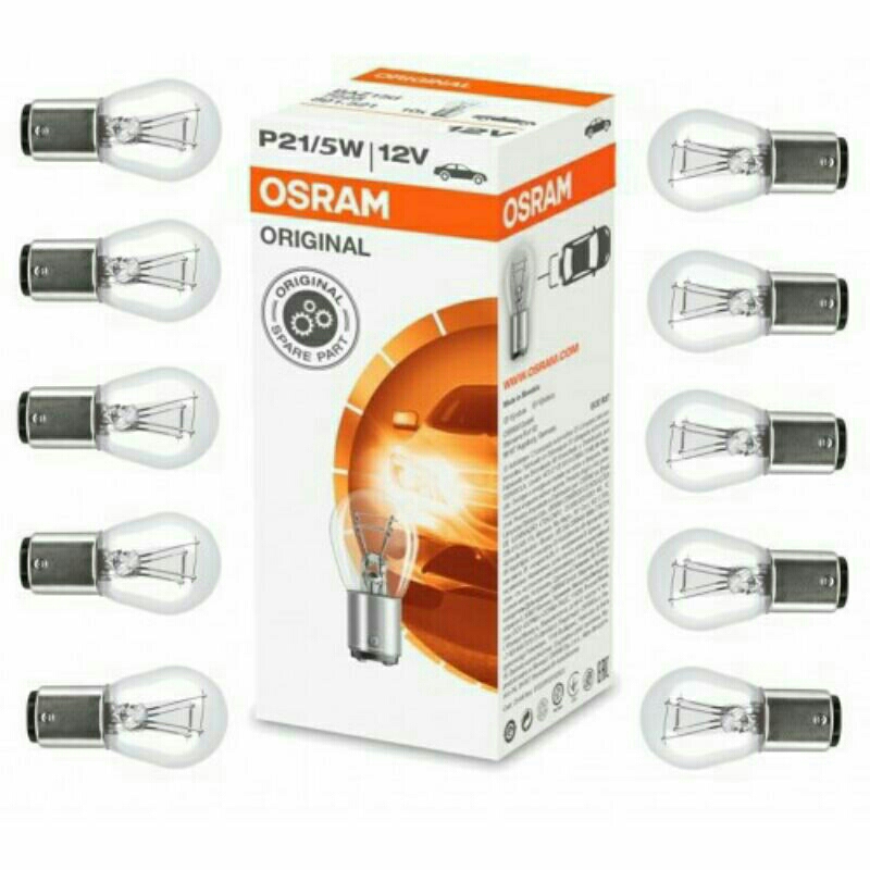Jual Lampu Bohlam Rem Stop Belakang Mobil Motor Osram Kaki 2 Putar ...