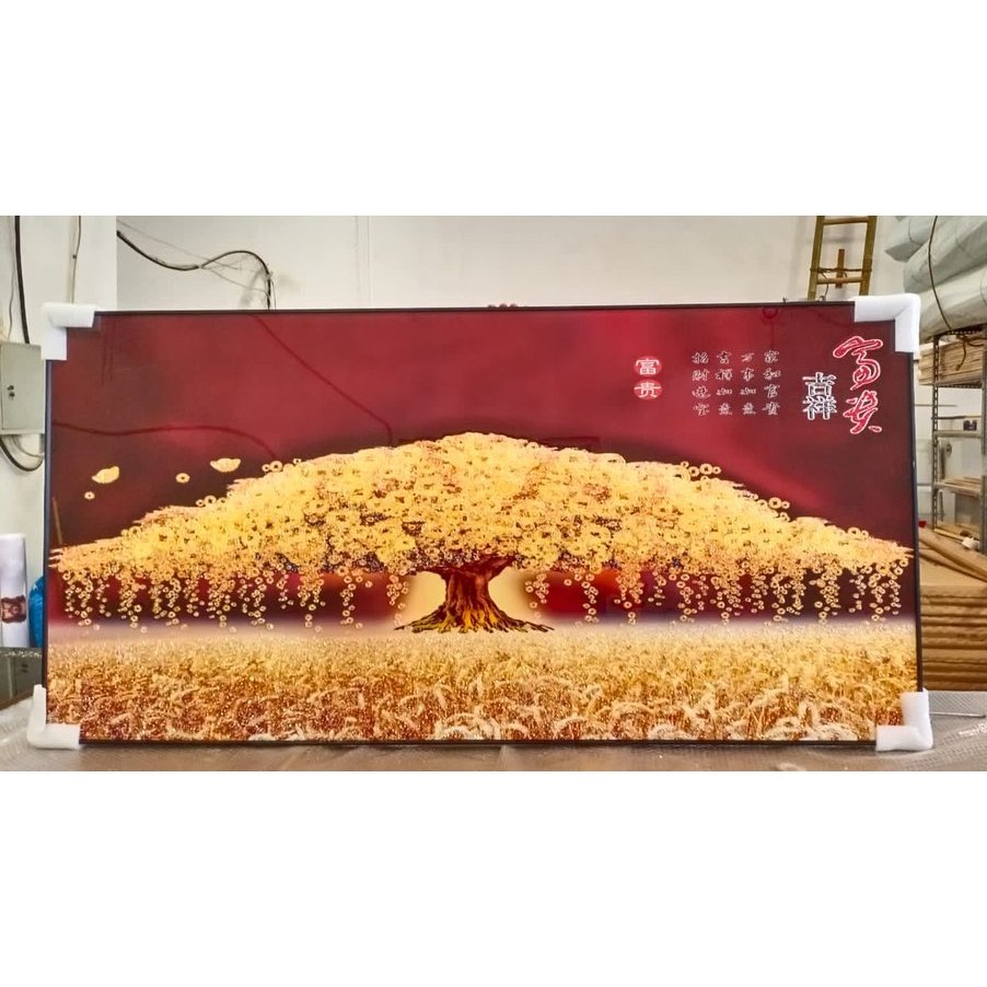 Jual Lukisan Dinding Diamond Crystal Painting 5 D Bentuk Persegi Frame ...