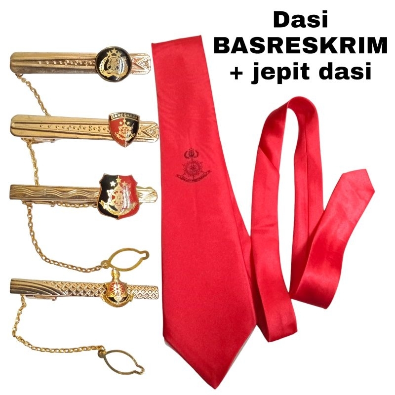 Jual dasi bareskrim + jepitan dasi bareskrim polri, jepit dasi logo ...