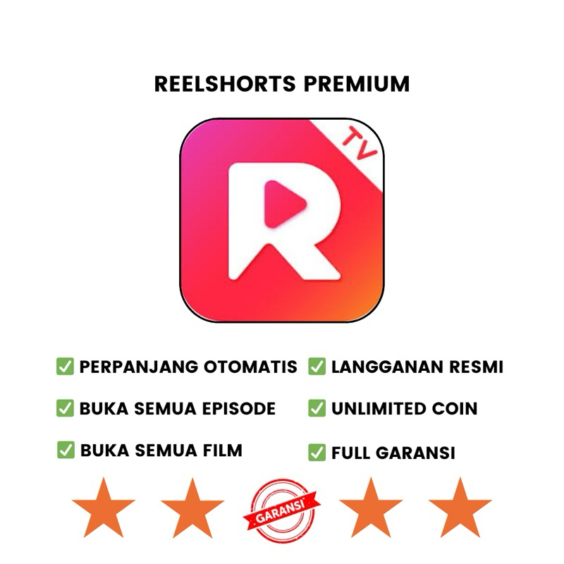 Jual REEL SHORT PREMIUM VIP AKUN PRIVATE FULL GARANSI 1 MINGGU | Shopee ...