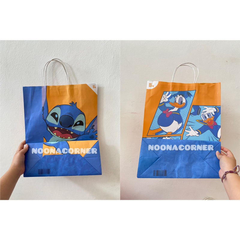 Jual Paperbag Ohsome x Disney 90th Stitch & Donald Duck (1 pcs ...