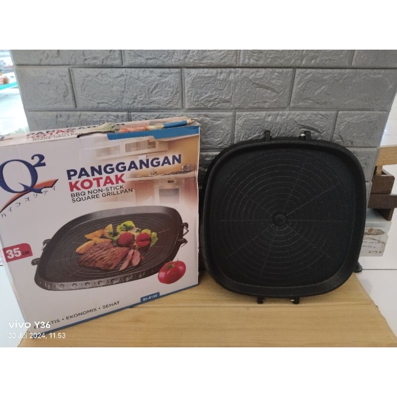 Jual nampan barbeque kotak merk Q2 | Shopee Indonesia