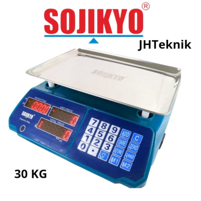 Jual JHTeknik Timbangan Duduk 30 Kg SOJIKYO/Timbangan Duduk Digital 30 ...