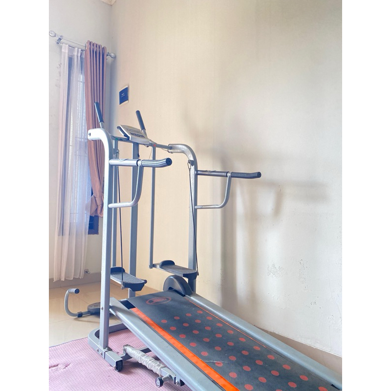 Jual Alat Fitnes Treadmill Manual Multifungsi 4 in 1 dan Papan Reflexy ...