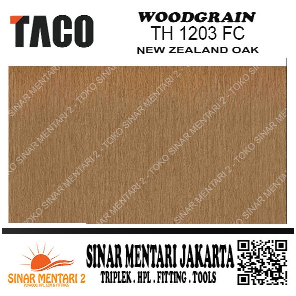Jual TACO HPL WOODGRAIN TH 1203 FC NEW ZEALAND OAKV | Shopee Indonesia