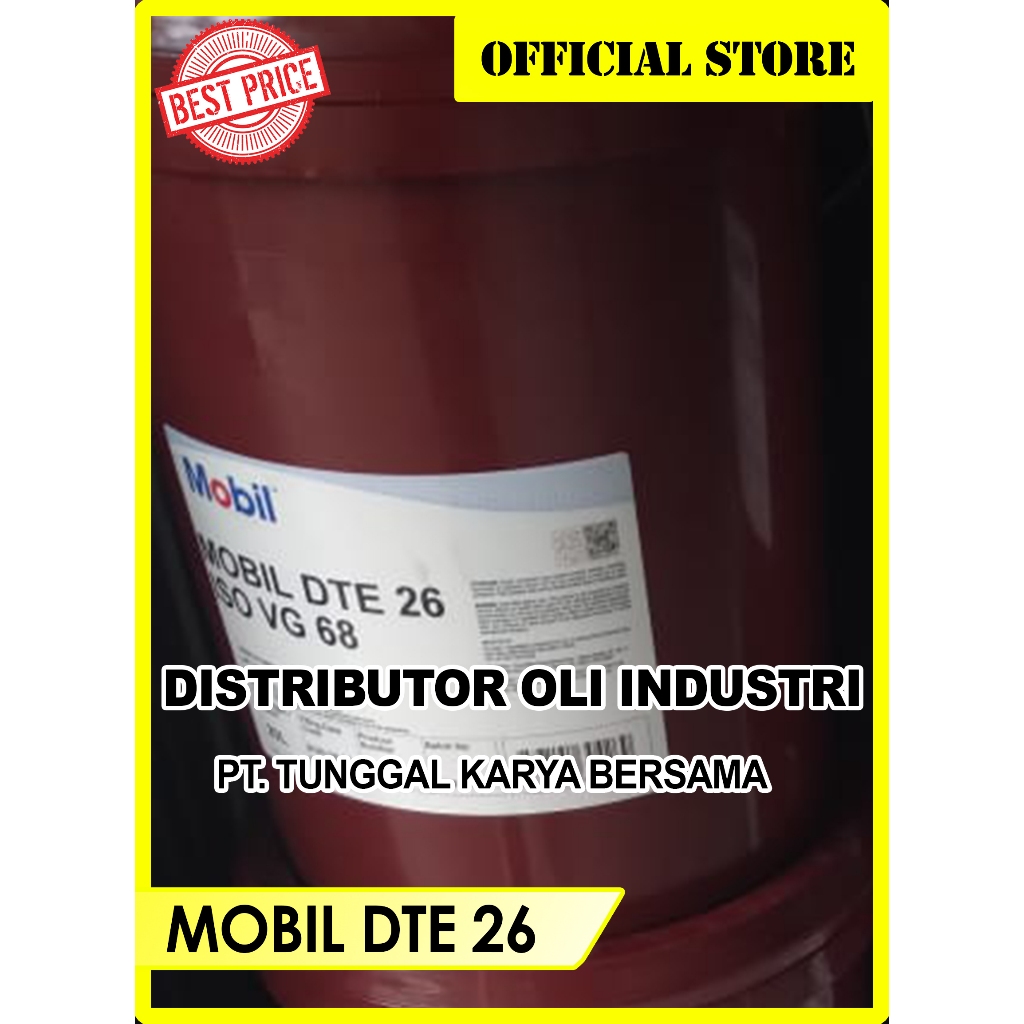 Jual MOBIL DTE 26 - ( HYDRAULIC OIL - ISO VG 68 ) | Shopee Indonesia