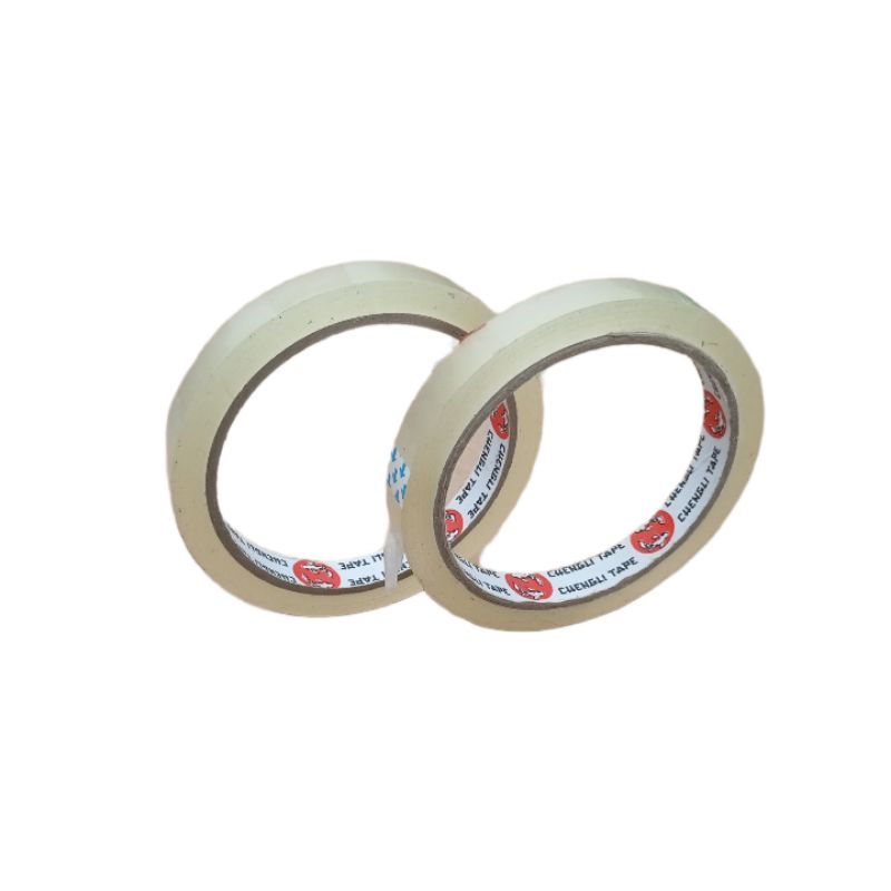 Jual Lakban 12mm | Isolasi 1/2 inch | Solasi bening 72 yard | Selotip ...