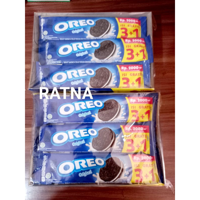 Jual OREO BISCUIT VANILA 28gram ( 1 Kotak isi 12 Bungkus) | Shopee Indonesia