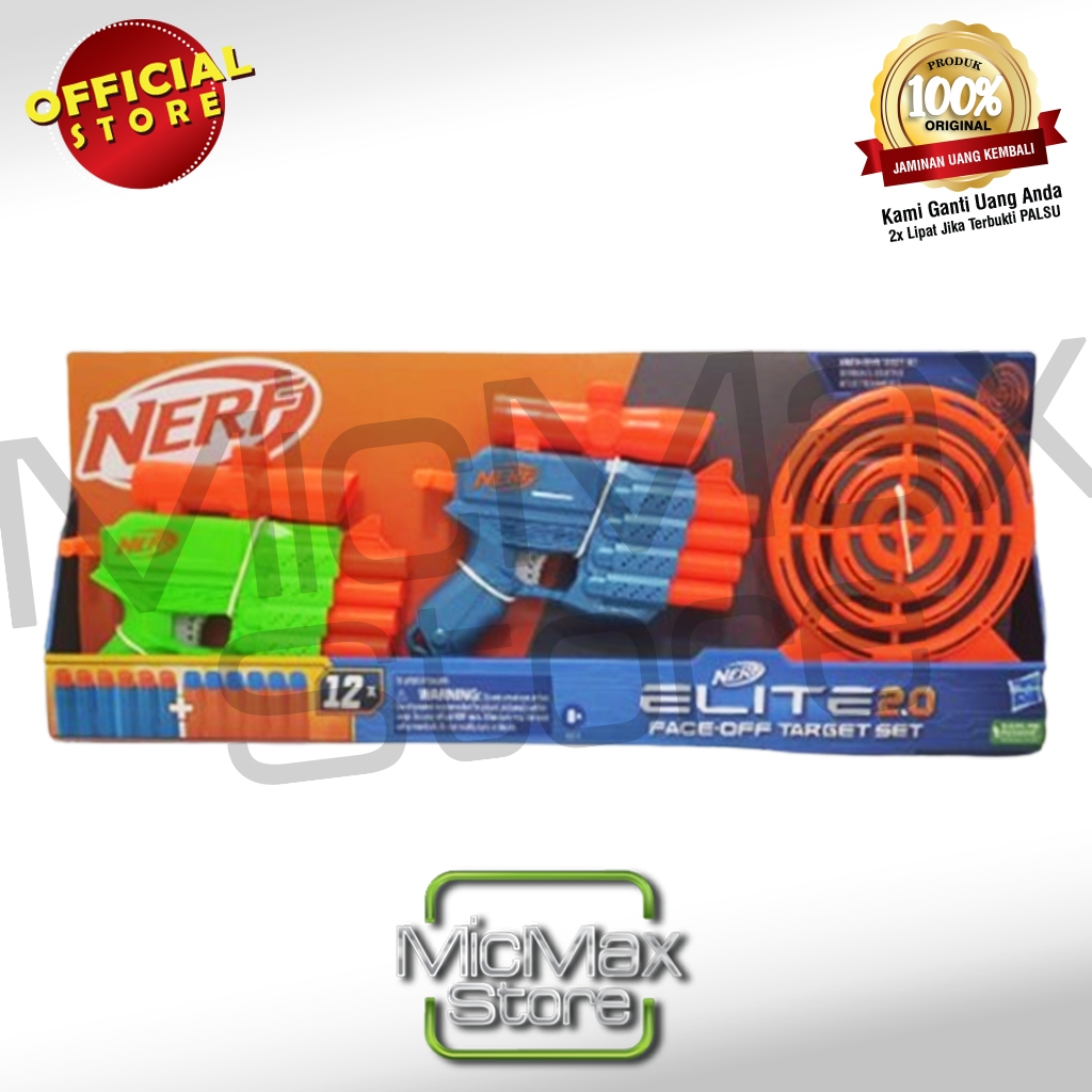 Jual Nerf Elite 2.0 Face Off Target Set F8274 | Shopee Indonesia