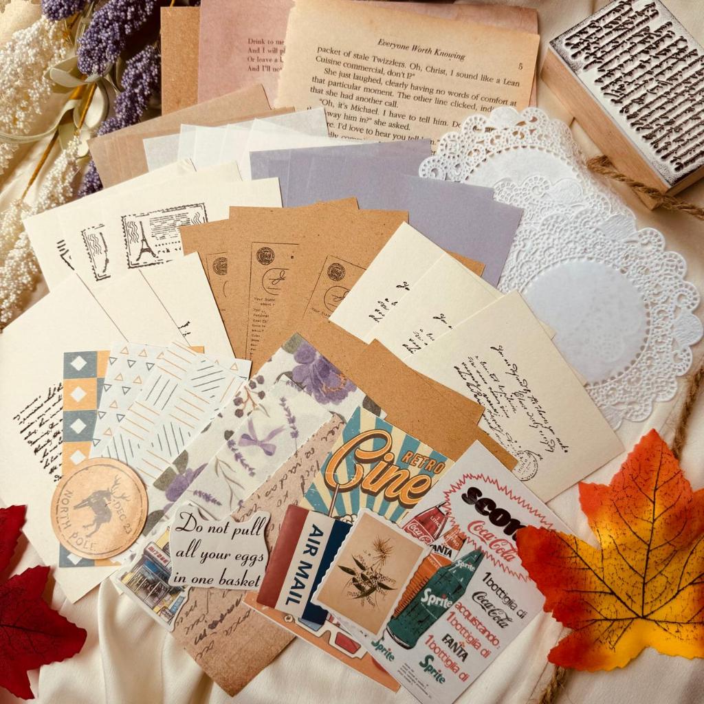 Jual 【GOGOMART】53pcs Scrapbook Journaling Jurnal Kit Journal Kit ...