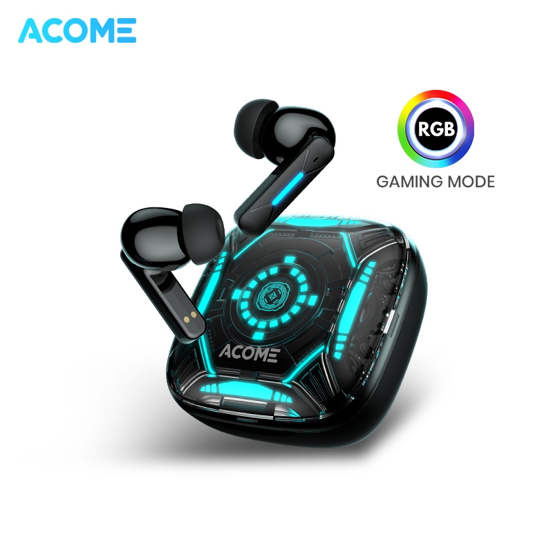 Jual ACOME TWS Inpods AT07 Headset Earphone Bluetooth 5.4 RGB Support ...