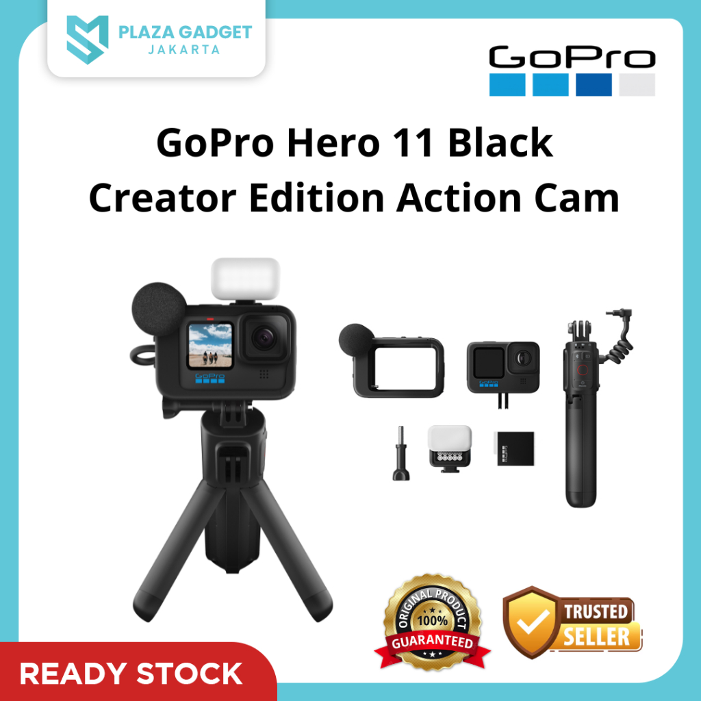 Jual GoPro Hero 11 Black Creator Edition Action Cam - ORIGINAL 100% - Garansi Resmi | Shopee ...