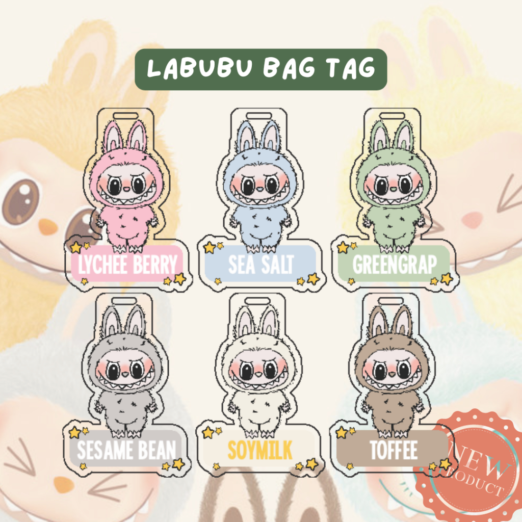 Jual Bag Tag Labubu Akrilik / Gantungan Tas Akrilik Labubu [NEW PRODUCT ...