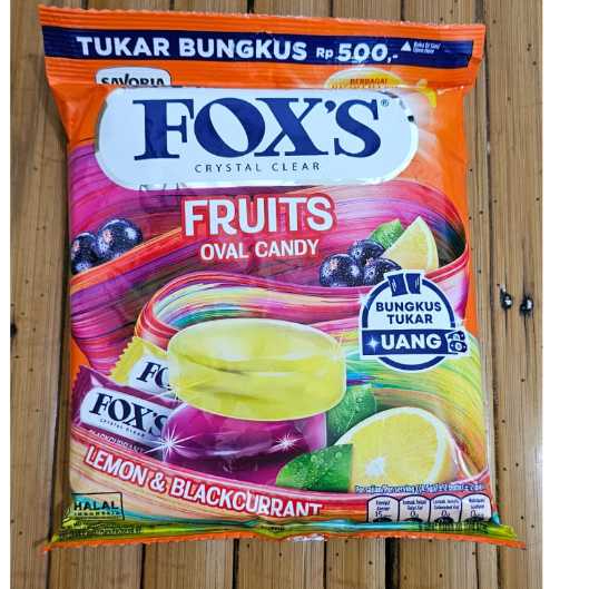 Jual Permen Fox Crystal Clear Fruits 1 Bungkus 125gr | Shopee Indonesia