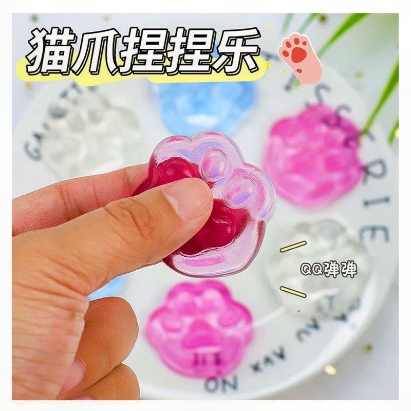 Jual 【昙磨TANMO】猫爪捏捏乐SQUISHY MOCHI JELLY PAW TELAPAK KUCING | Shopee ...