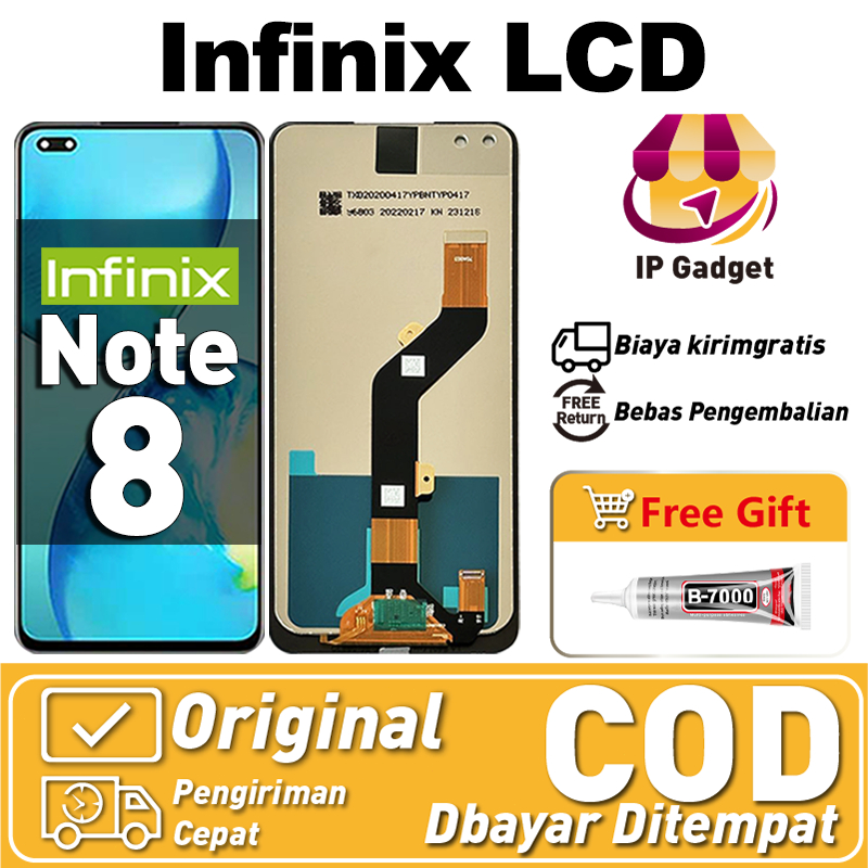 Jual Original Lcd Infinix NOTE 8 fullset ori asli Layar hp touchscreen ...