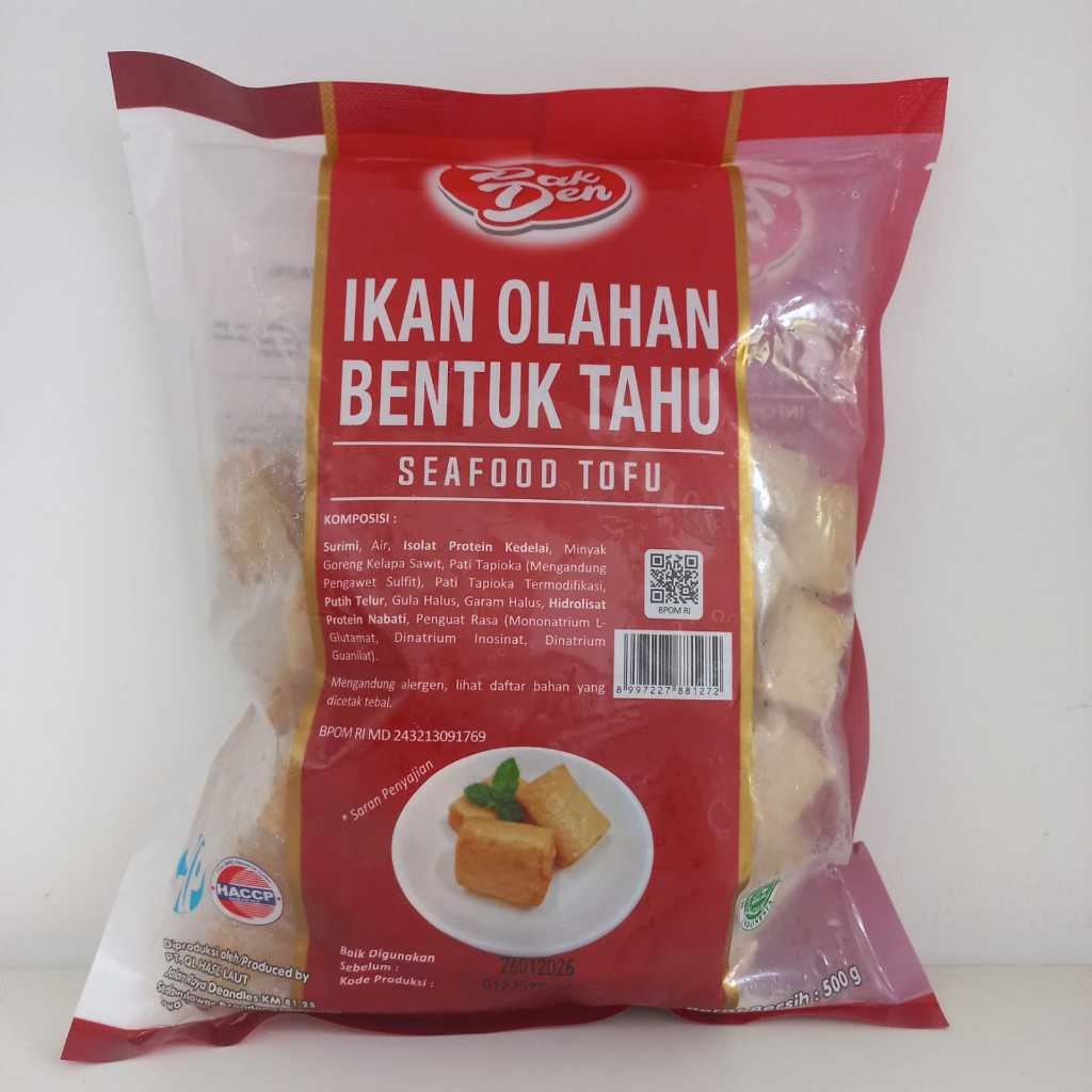 Jual Pak Den Ikan Olahan Bentuk Tahu Seafood Tofu 500g | Shopee Indonesia