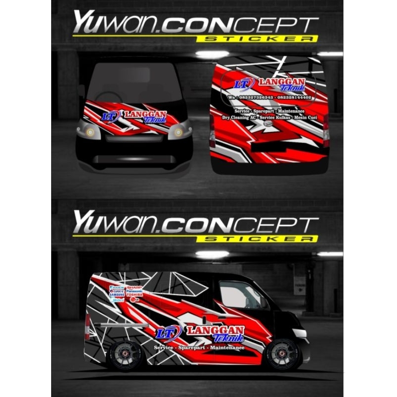 Jual STIKER DECAL GRANDMAX BLIND CUSTOM | Shopee Indonesia