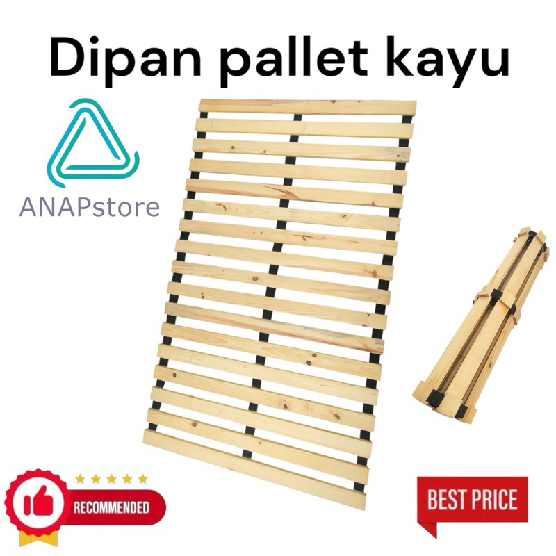 Jual dipan palet kayu alas kasur jati belanda (100x200 cm)/ tatakan ...