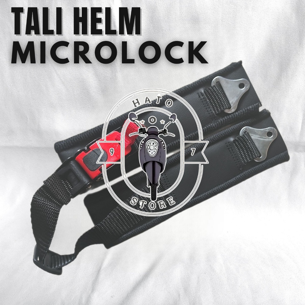 Jual Tali HELM microlock A / MICROLOCK A / tali helm gesper half face ...
