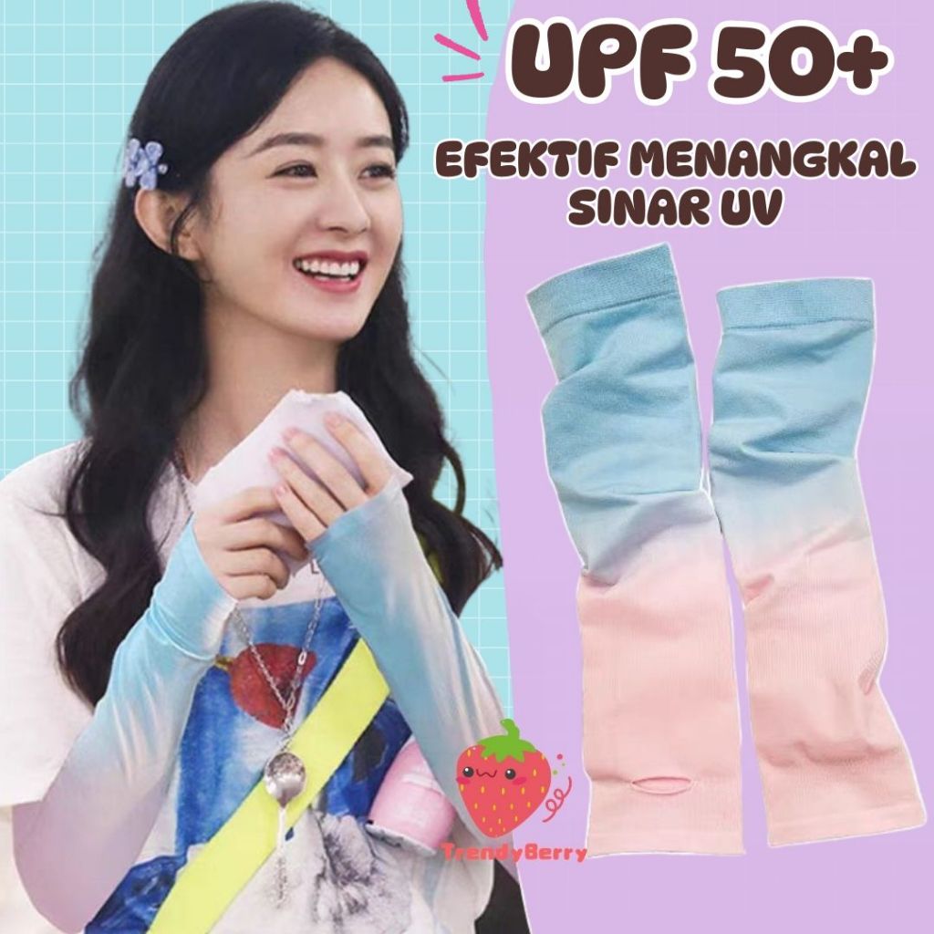 Jual Manset Tangan Hijab UPF 50+ Standard UV Protection Aktivitas Outdoor Pelindung Tangan Anti ...