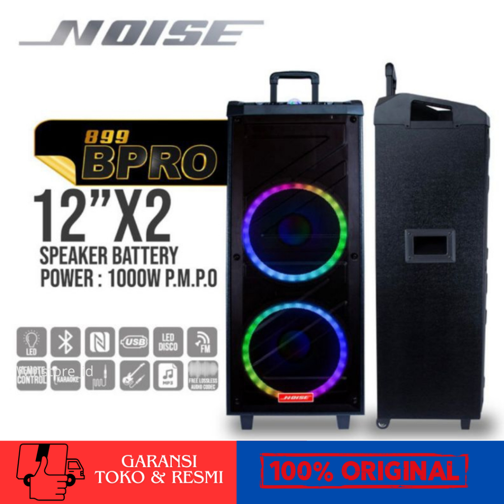 Jual SPEAKER AKTIF MEETING PORTABLE WIRELESS NOISE 899B PRO 12 INCH ...