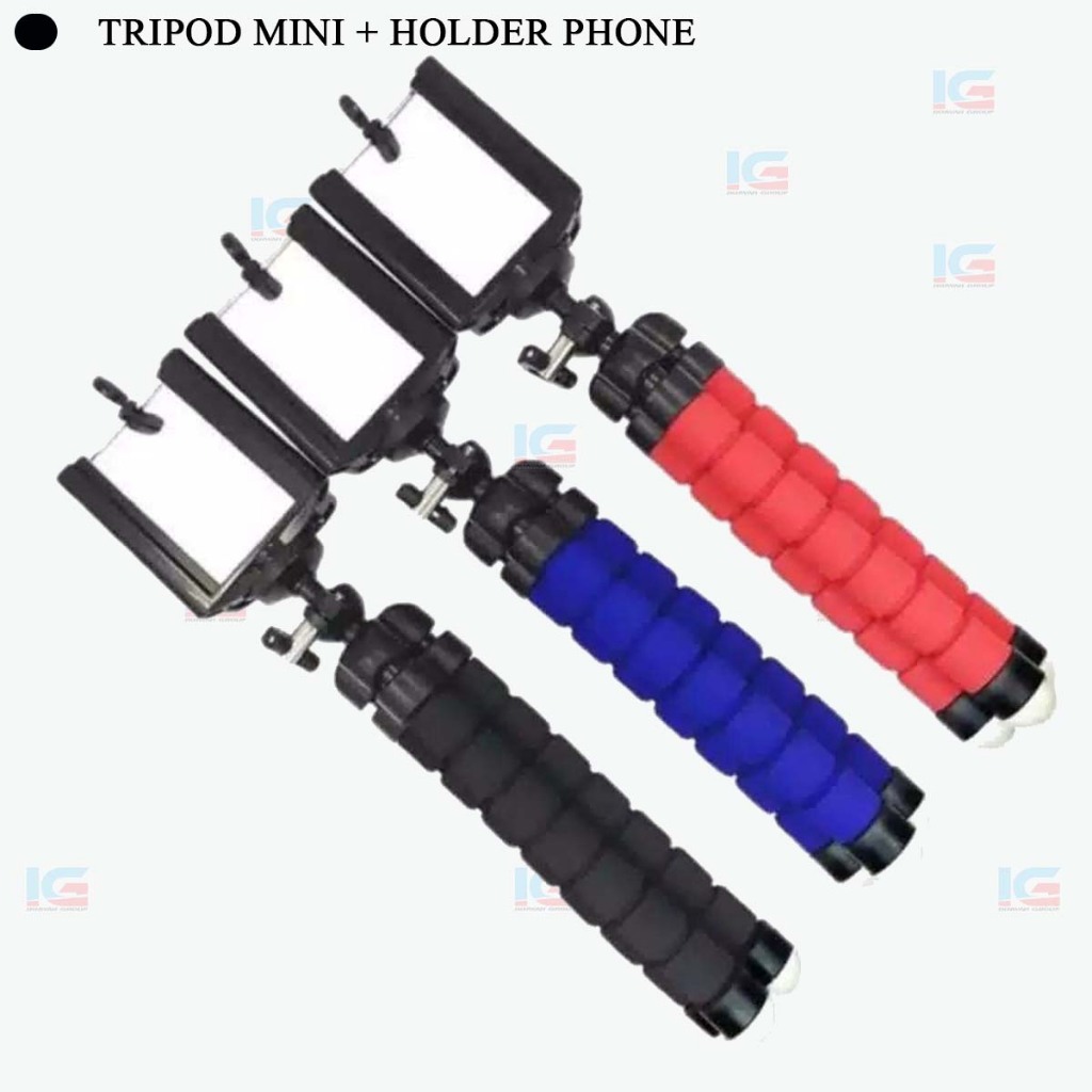 Jual TRIPOD MINI SPIDER + HOLDER 1 SET MURAH | Shopee Indonesia