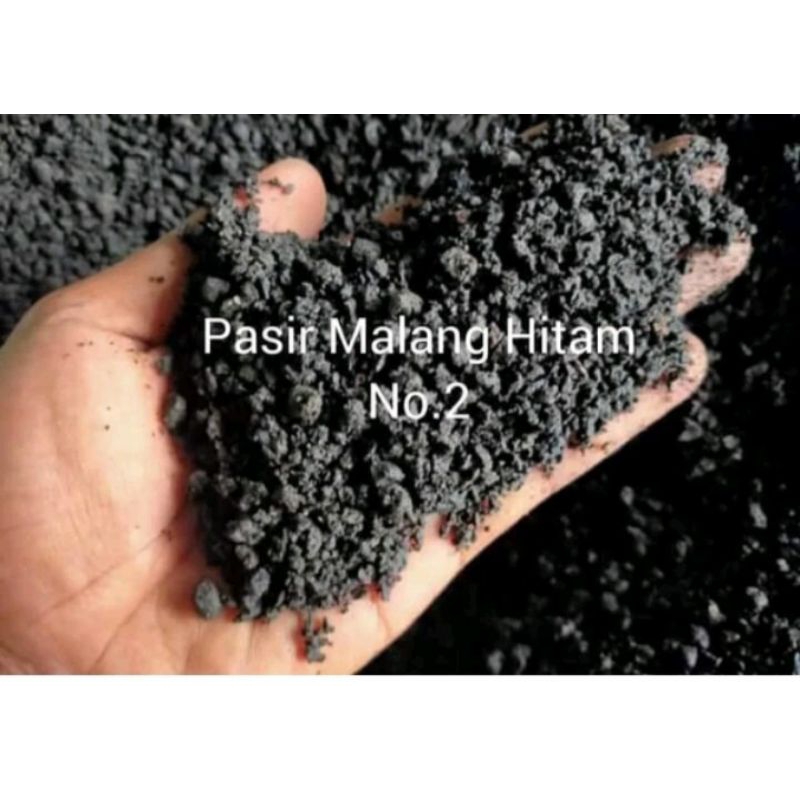 Jual PASIR MALANG hitam No.2 1Kg/pasir malang hitam /pasir malang tanam ...