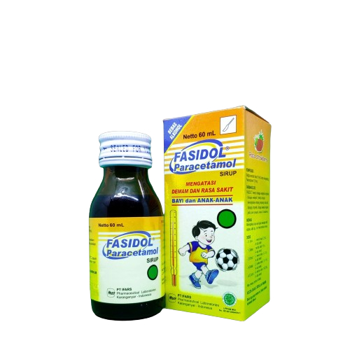 Jual FASIDOL SIRUP 60 ML PENURUN DEMAM DAN PEREDA NYERI PADA ANAK ...
