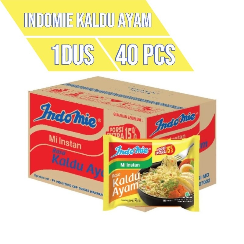 Jual indomie kaldu ayam mie instan 1 dus (40pcs) | Shopee Indonesia