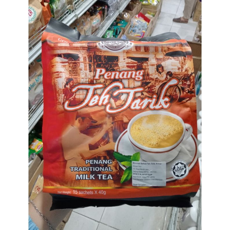 Jual Tea tarik Penang tradisional milk tea Penang isi 15sachet x 40gr ...