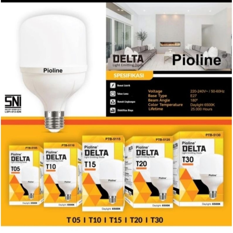 Jual lampu Led Pioline SNI ukuran lengkap (original)Body Besar | Shopee Indonesia