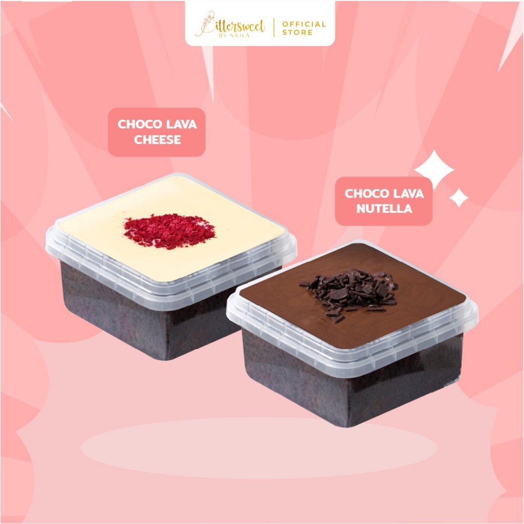 Jual (ASLI) Choco Lava Nutella dan Choco Lava Cheese Bittersweet by ...