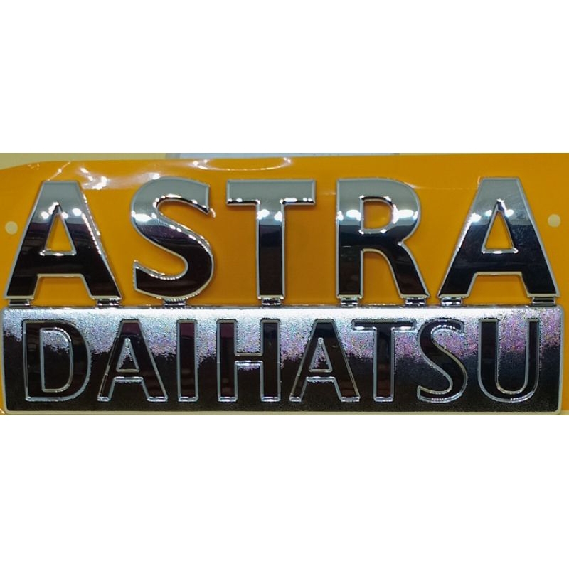 Jual Emblem ASTRA DAIHATSU Berkualitas untuk pintu belakang/bagasi ...