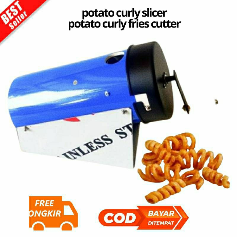 Jual mesin kentang curly/mesin kentang curly viral | Shopee Indonesia