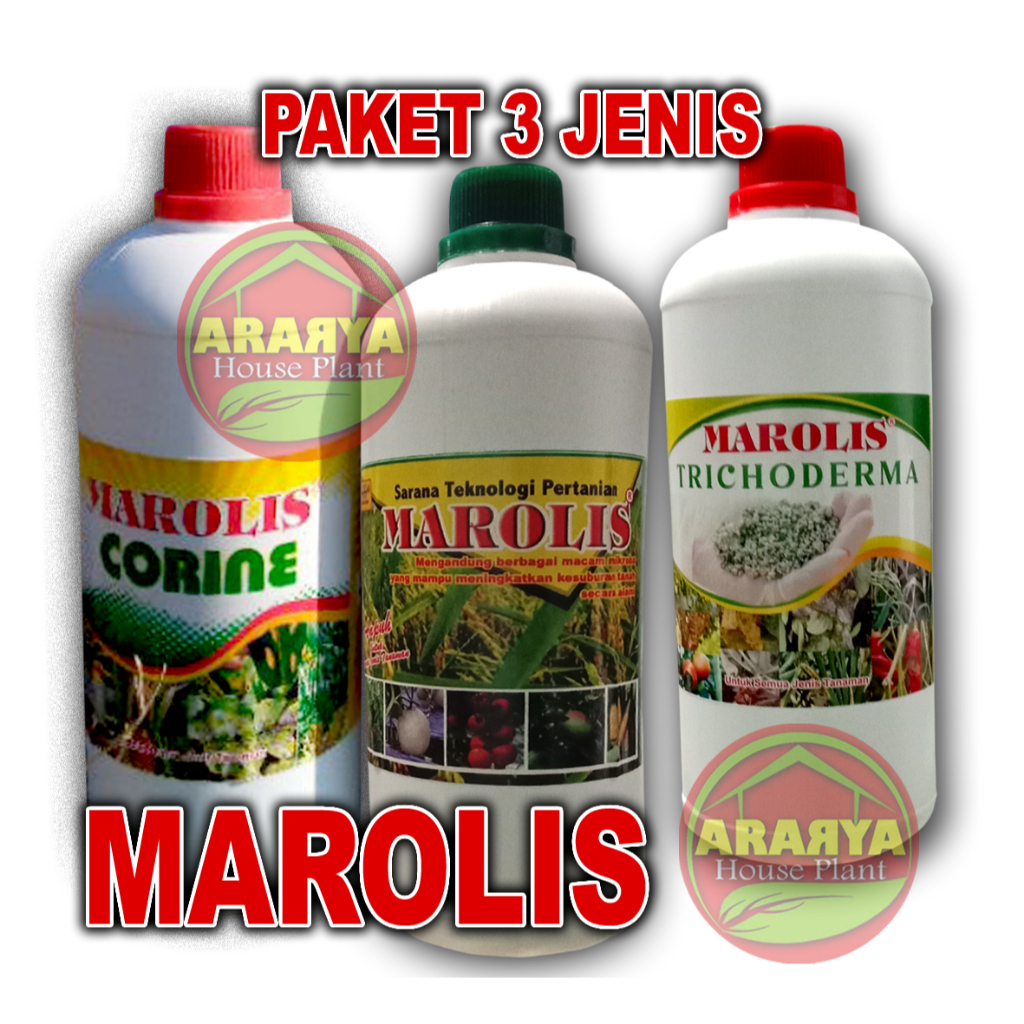 Jual [PAKET 3 BOTOL] Paket Marolis Pupuk Organik 3 Jenis Lengkap (POC ...