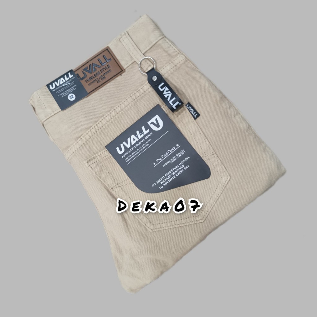 Jual Celana Jeans Denim Pria Model Standar Reguler Original Uvall Cowok ...
