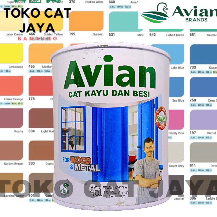 Jual Wah Cat AVIAN Cat Kayu Besi 1 kg 9 liter | Shopee Indonesia