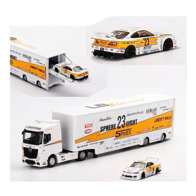 Jual MINI GT LB Racing Transporter Set LBWK Transport | Shopee Indonesia