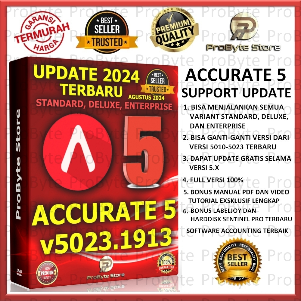 Jual Accurate 5 Terbaru Full Versi Bisa Update Permanen Murah Software ...