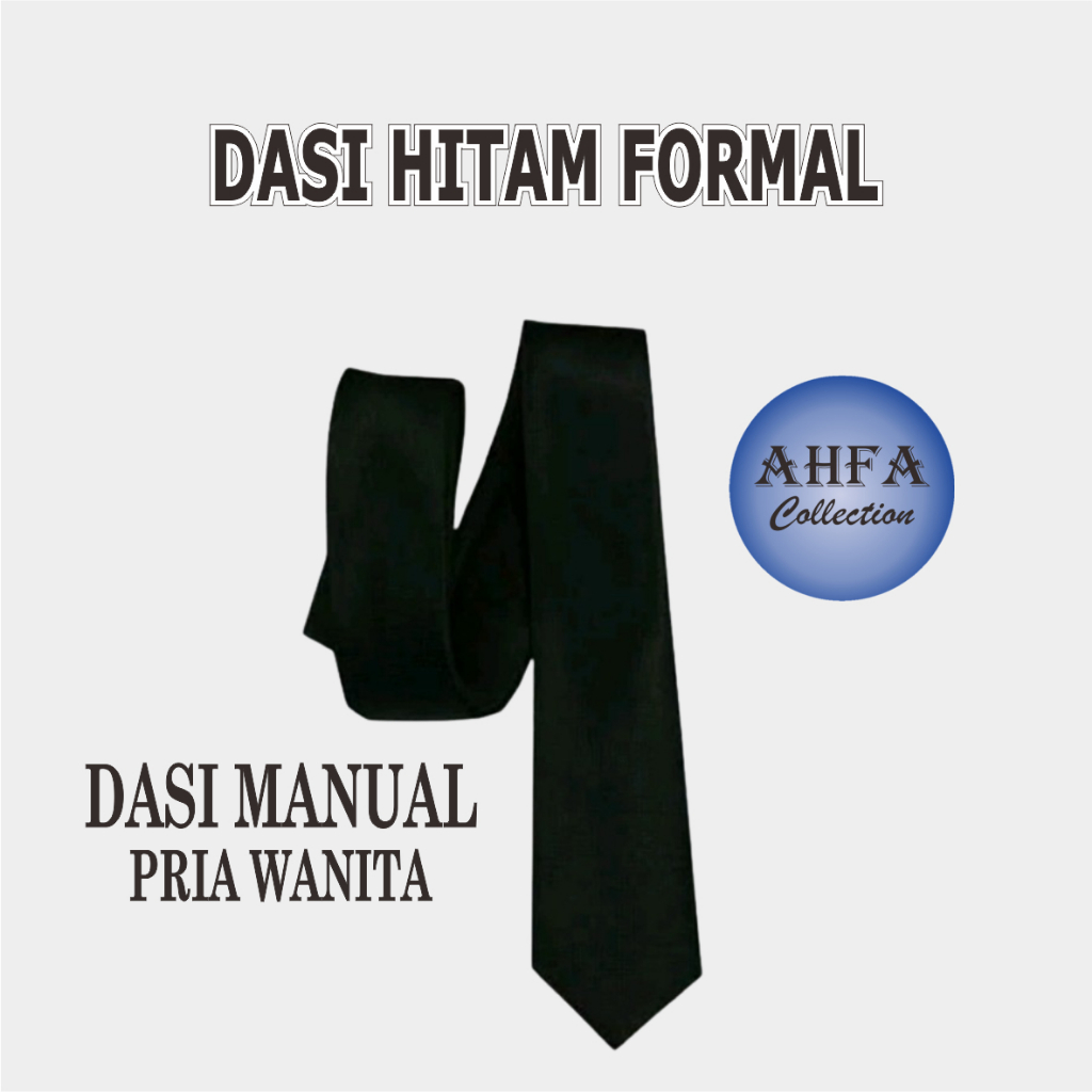Jual AC Dasi HITAM / Dasi KERJA / Dasi OSPEK Termurah | Shopee Indonesia