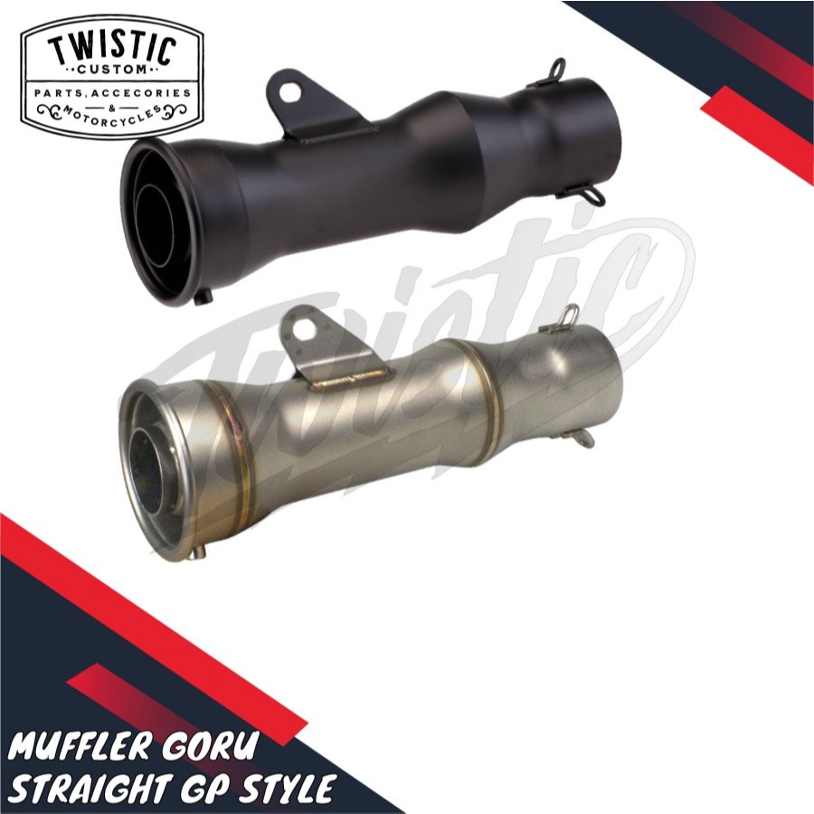 Jual Knalpot Muffler Silencer Slip On Goru Straight GP Style Motor ...